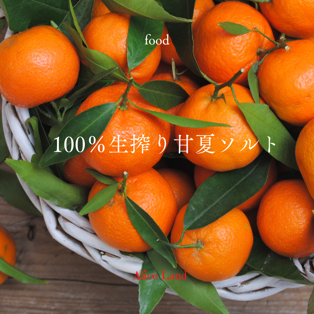 Alice Land -【食品】100 %生搾り甘夏ソルト (80g)